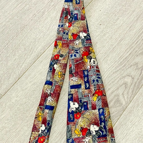 Disney | Accessories | Mickey Mouse Disney Vintage Character Necktie ...
